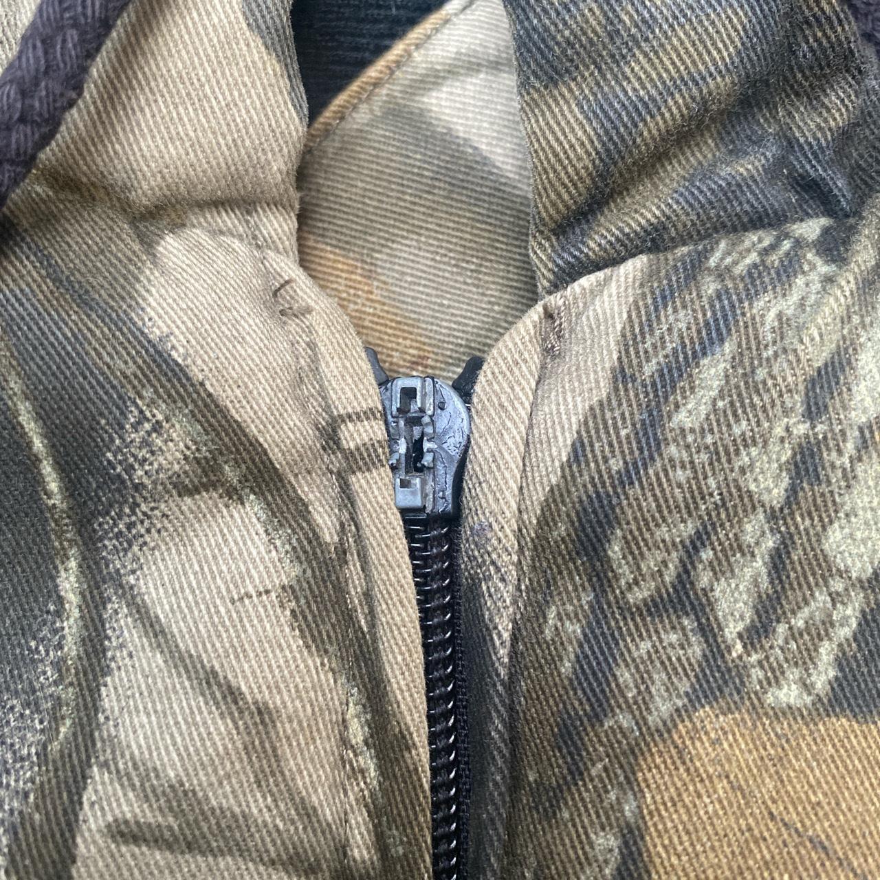 Green Realtree Camo Work Jacket Size M Top of... - Depop