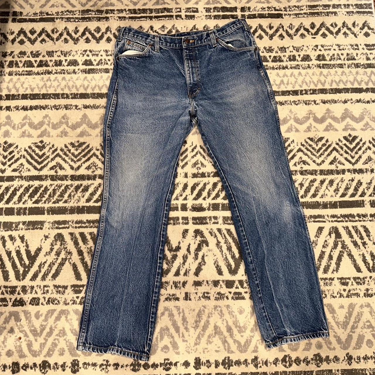 Vintage Blue Dickies Jeans Awesome pair of Y2K... - Depop