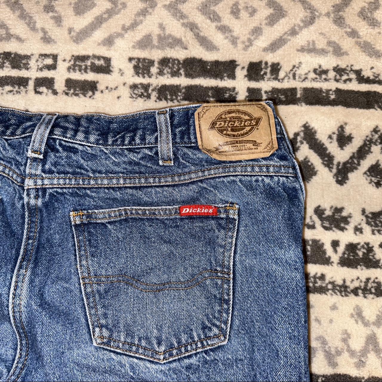 Vintage Blue Dickies Jeans Awesome pair of Y2K... - Depop