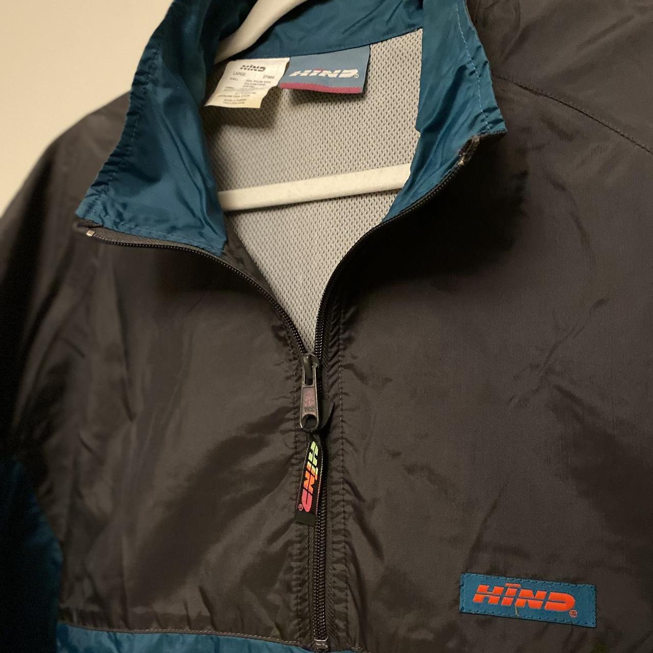 Vintage HIND 80s Windbreaker Color -... - Depop