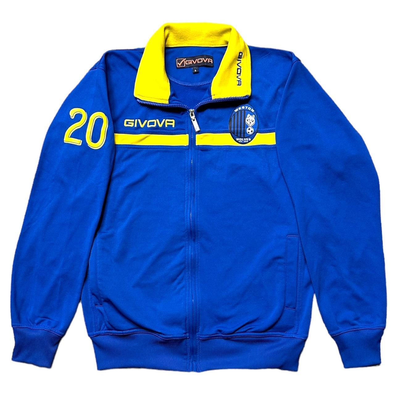 Givova Weston Wolves Zip Track Jacket Small Vintage - Depop