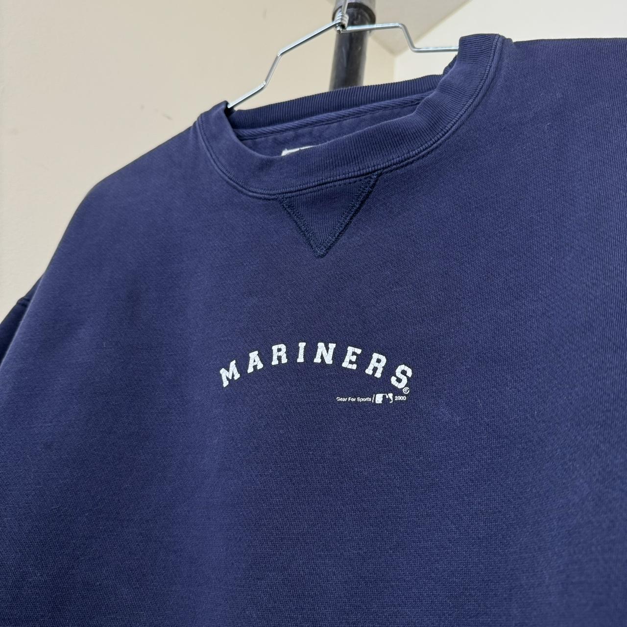 Vintage Seattle Mariners Heavyweight Sweatshirt Large - Depop