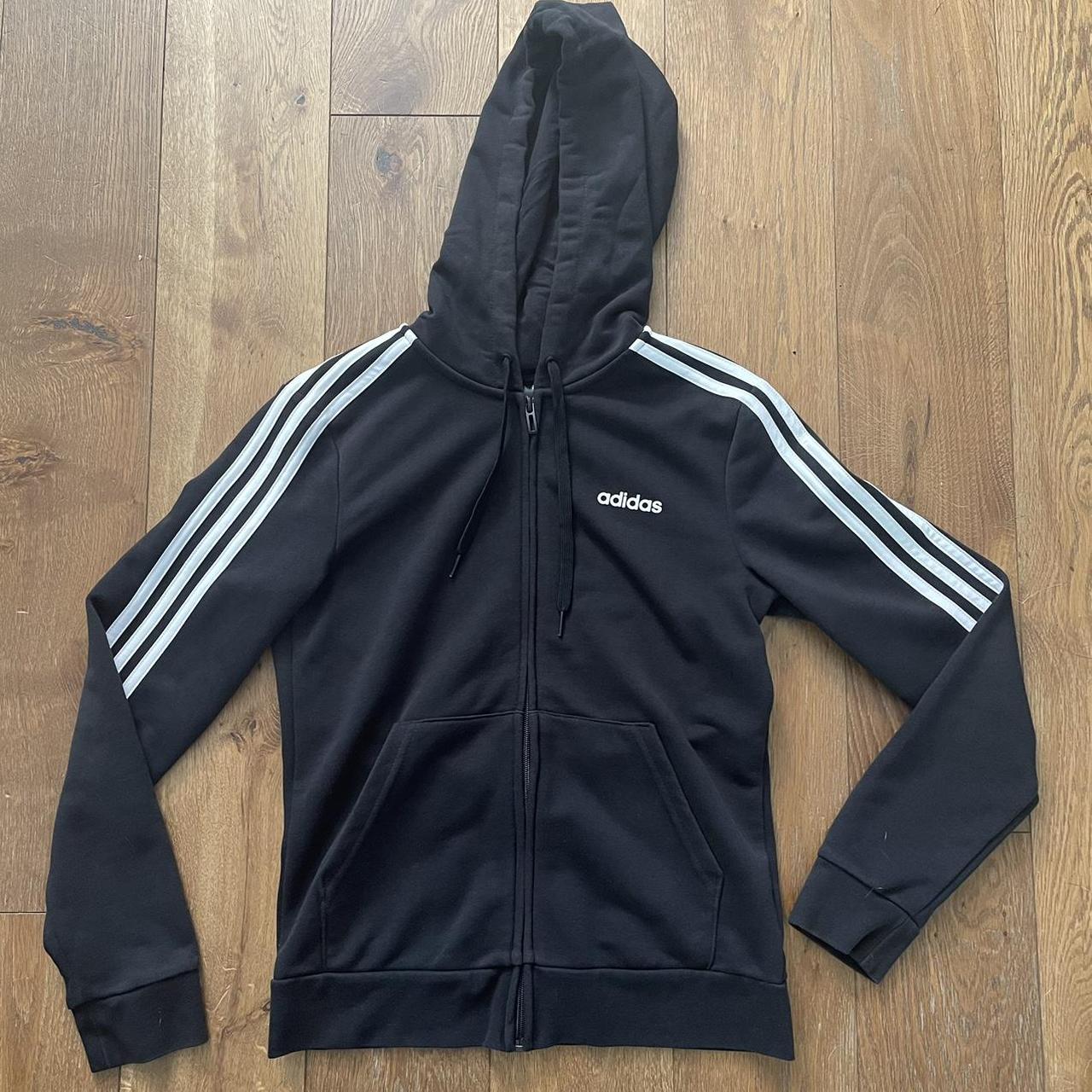 Adidas zip-up hoodie - Size: Small #adidas #zipup... - Depop