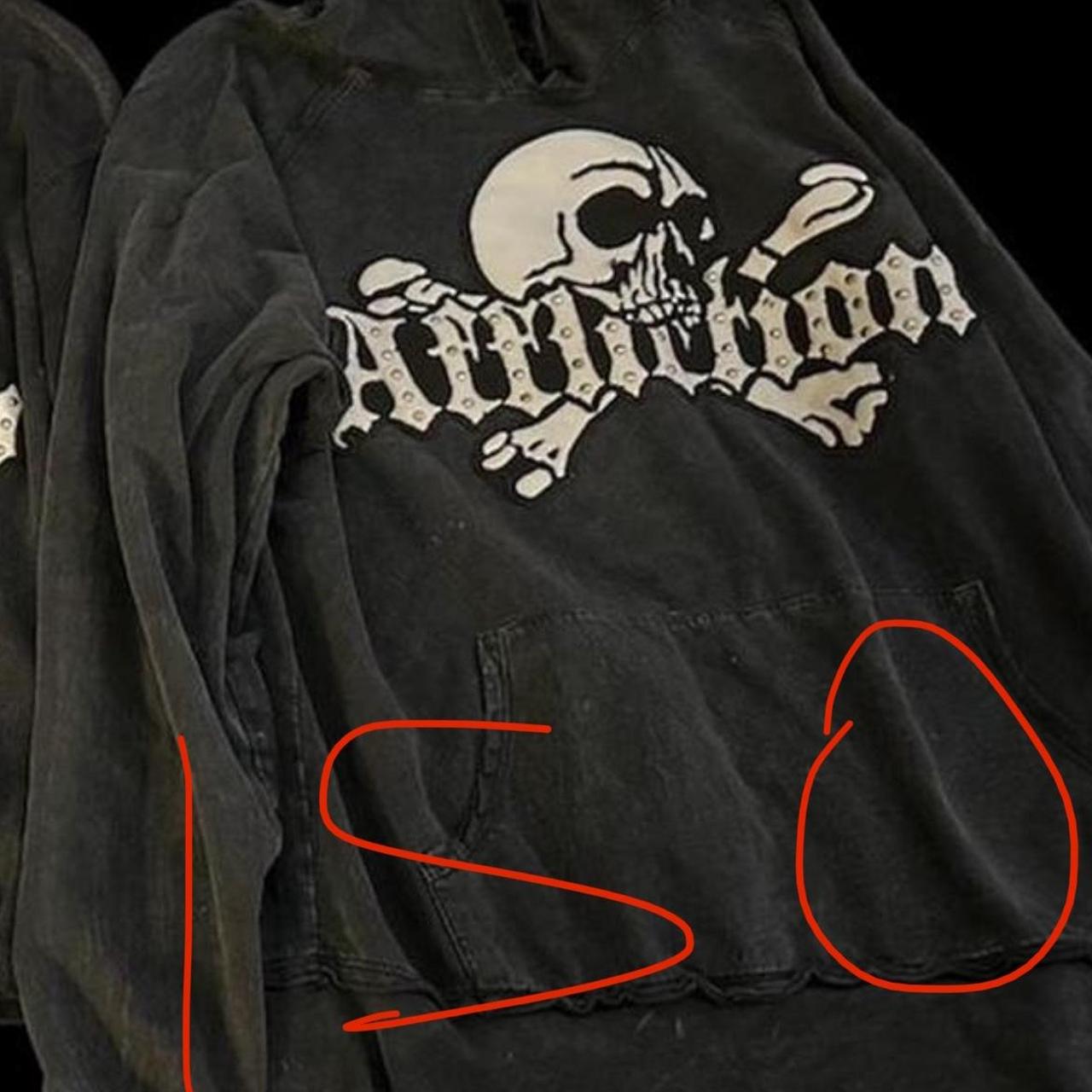 ISO AFFLICTION CROSSBONES HOODIE PREFERABLY IN A... - Depop