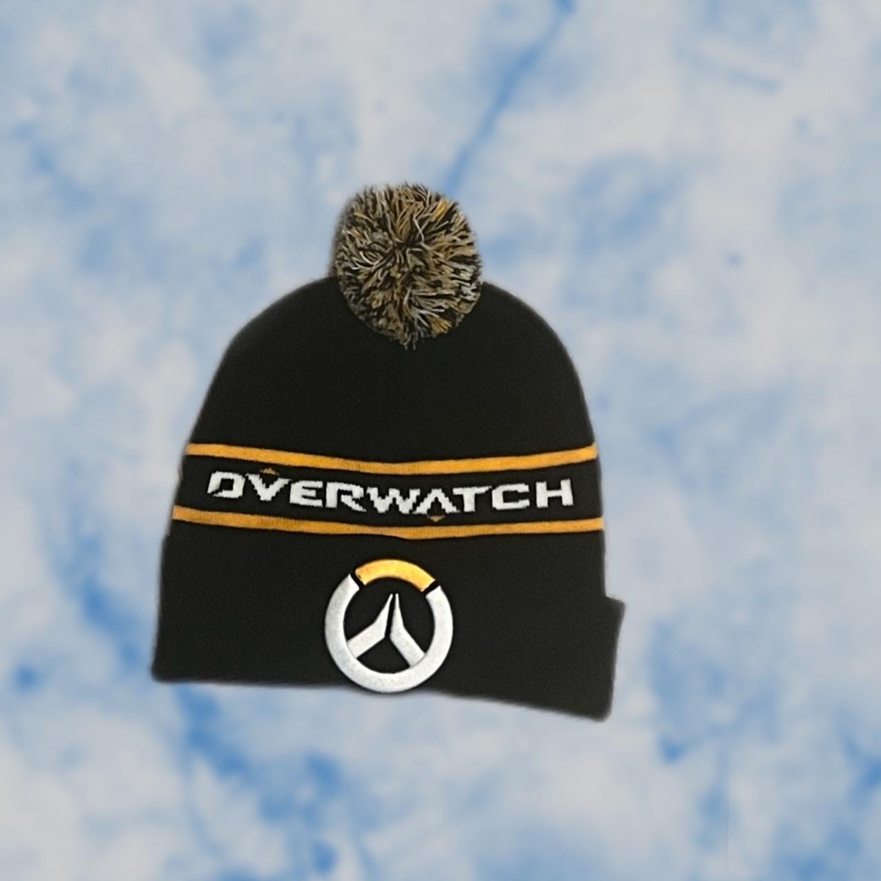 Overwatch Women's Black and Orange Hat | Depop