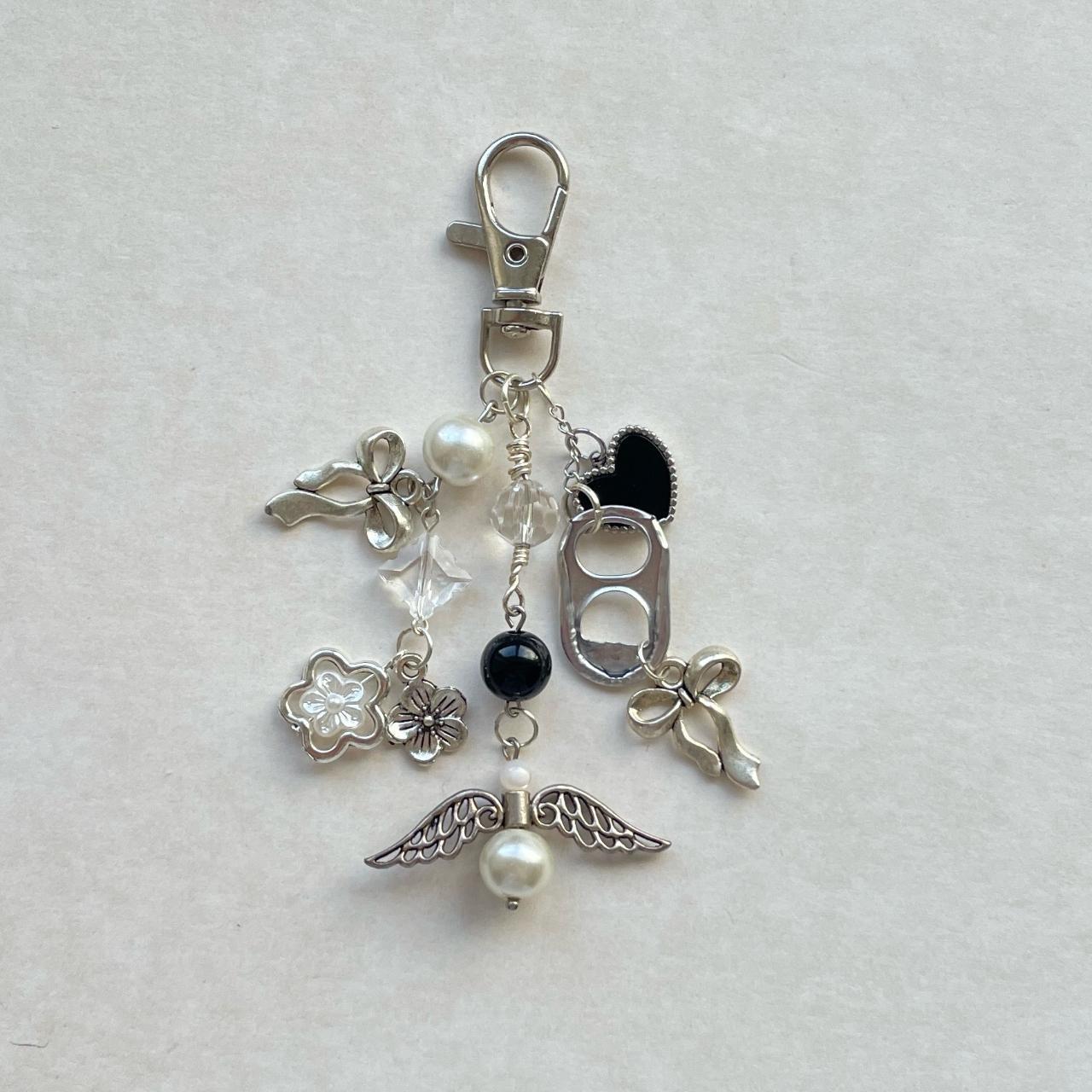 angel cluster keychain ☆ ☆ handmade ☆ free... - Depop