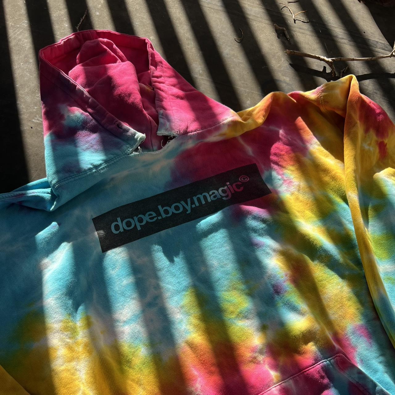 XL Chance the Rapper dope boy magic tie dye... - Depop