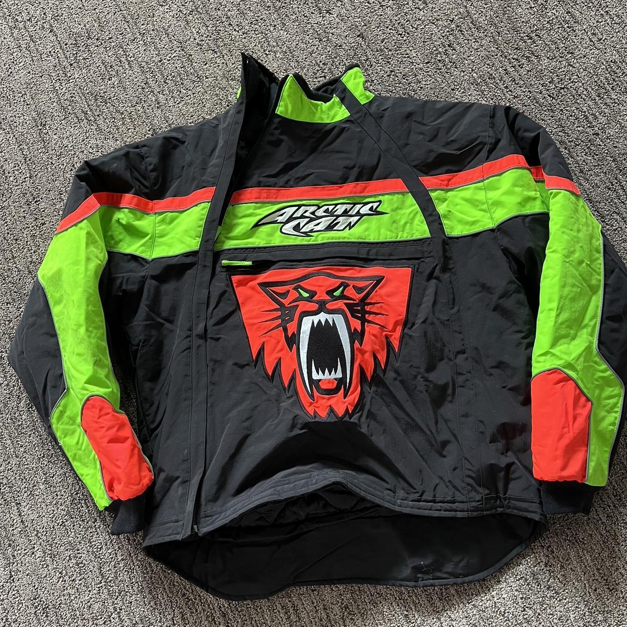 Arctic Cat racing jacket. snowmobiling... - Depop