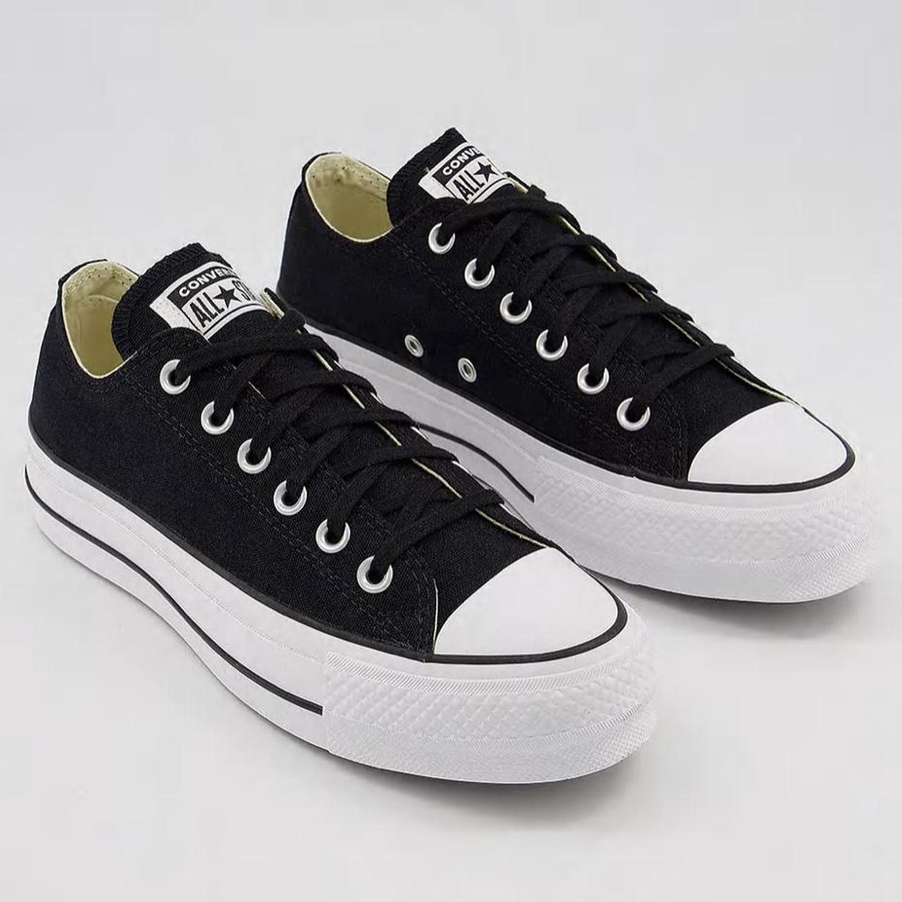 Platform low top converse Uk size 4.5 RRP @ £70... - Depop
