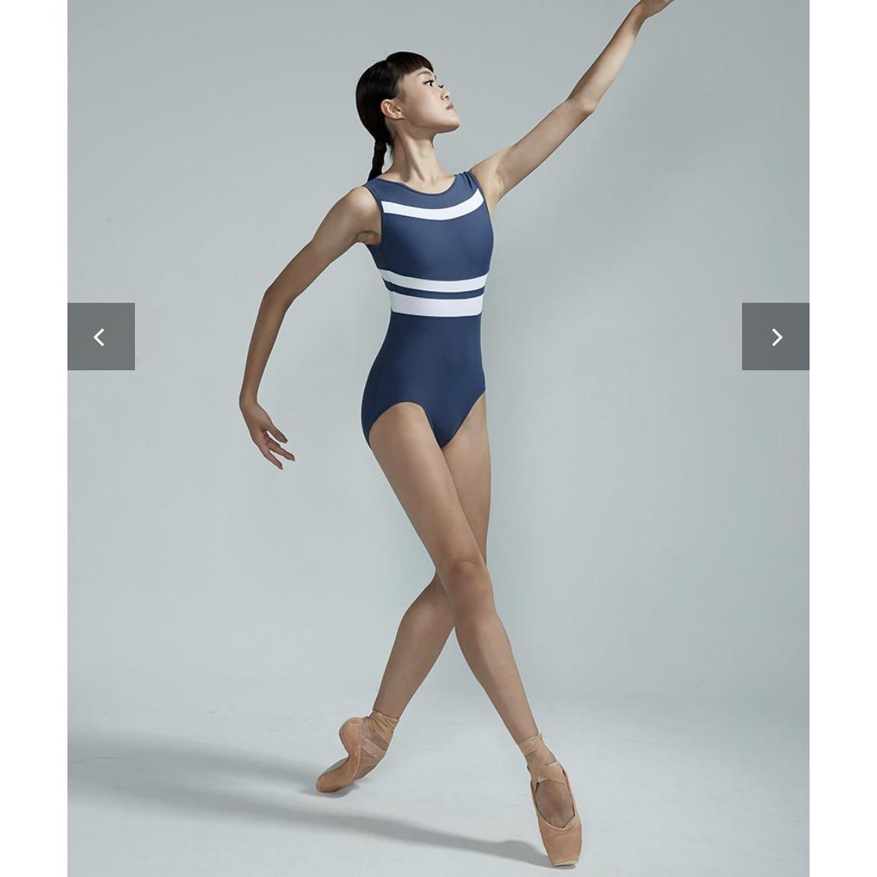 Keith Link leotard S LARISSA-1902 DEEP GRAY BLUE... - Depop