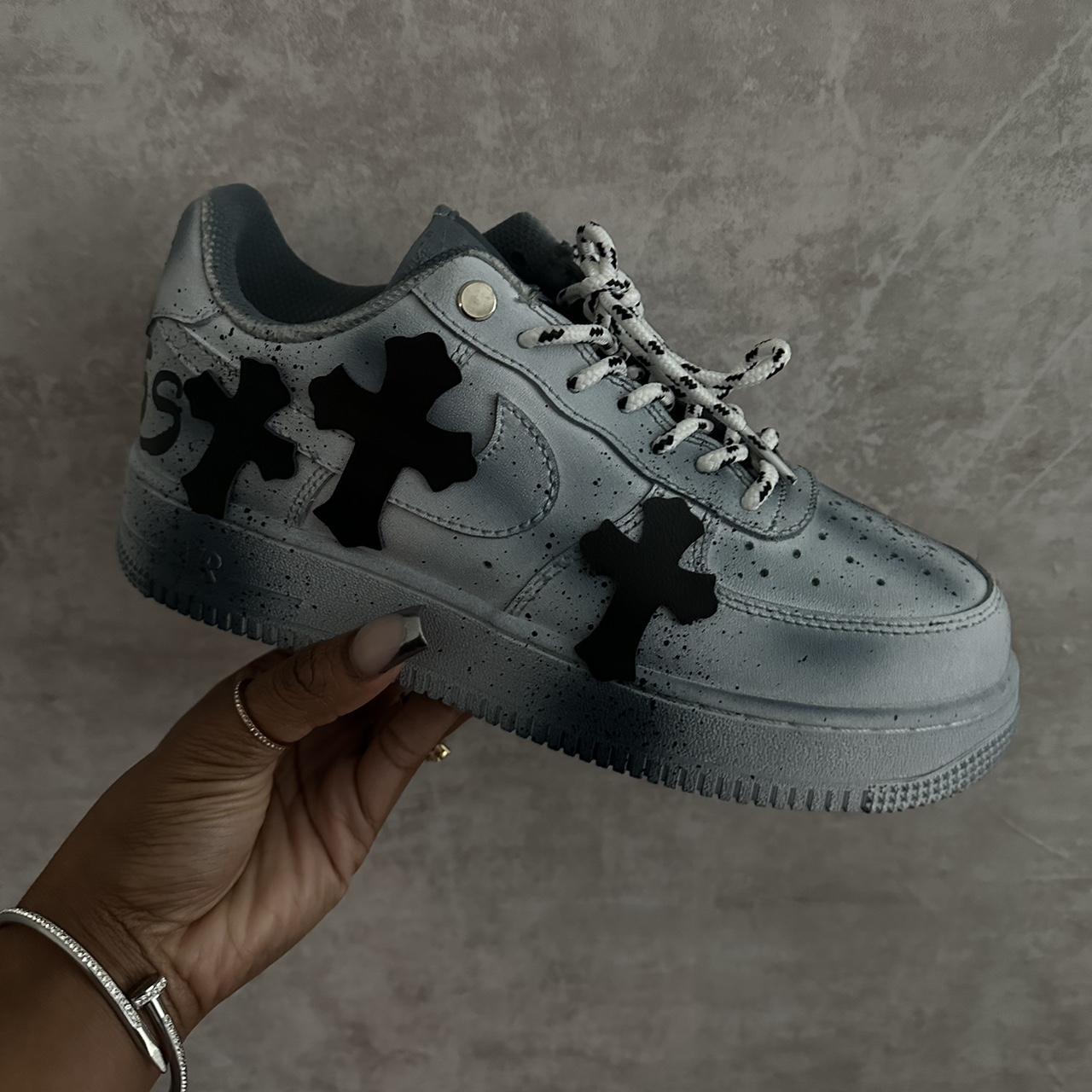 Chrome H. Af1 Custom - Super dope shoes! - New... - Depop