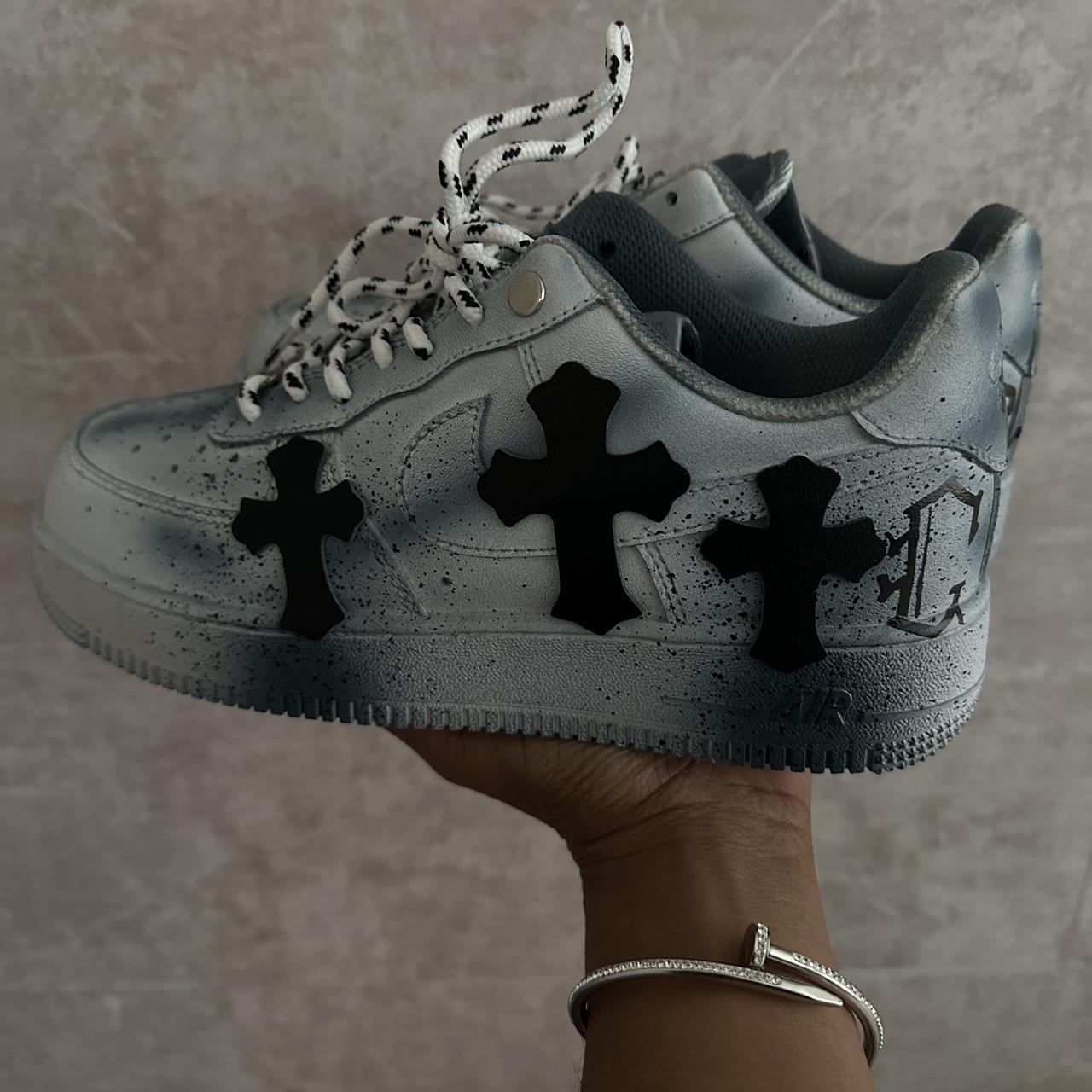 Chrome H. Af1 Custom - Super dope shoes! - New... - Depop
