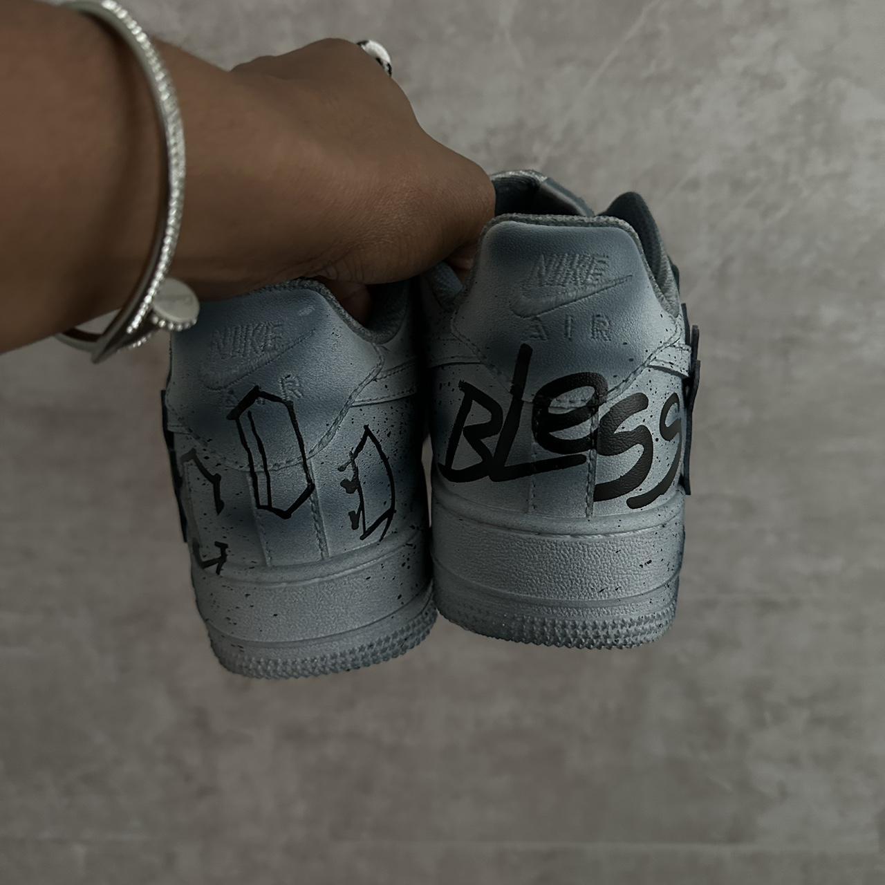 Chrome H. Af1 Custom - Super dope shoes! - New... - Depop