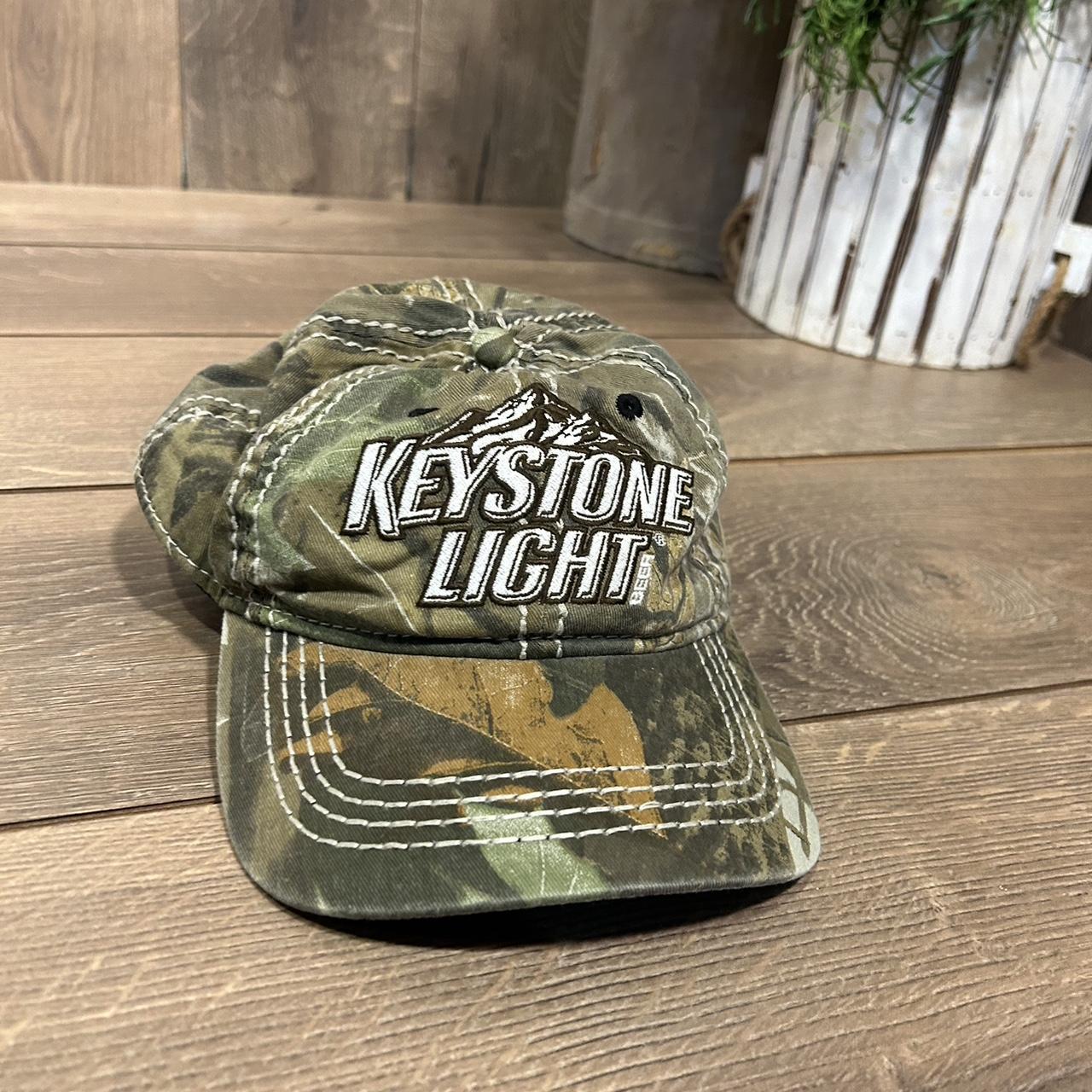 Vintage Keystone Light Camo hat #vintage... - Depop