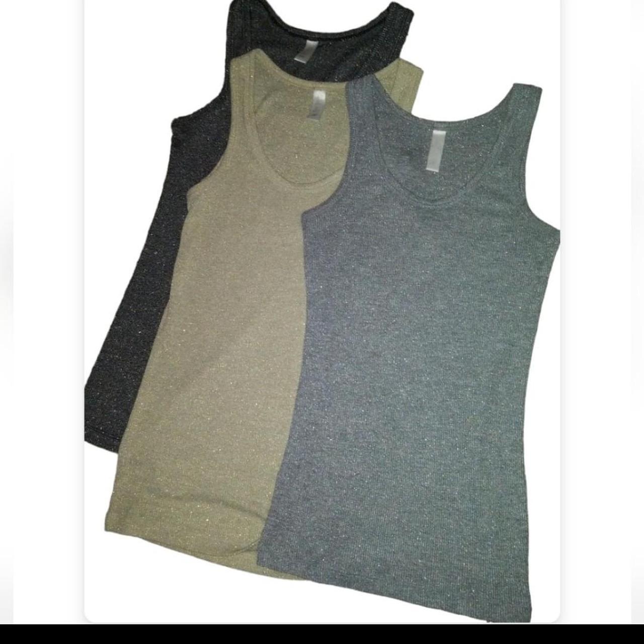 Victoria's Secret Women's Silver and Gold Vests-tanks-camis | Depop