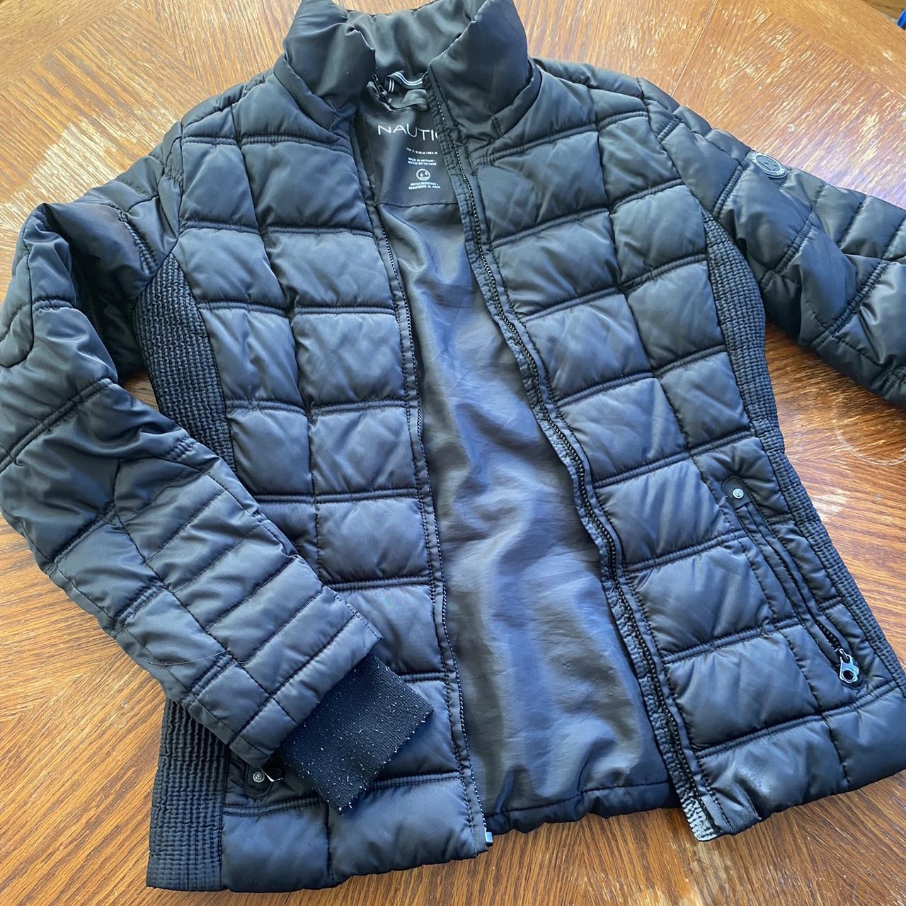 Winter sleek jacket that is water proof NAUTICA size... - Depop
