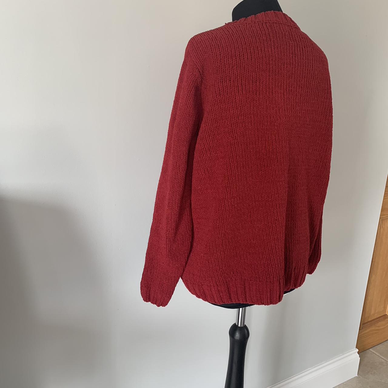 Women’s Red knit jumper Size 8-10 Brand- Ridge & Co - Depop