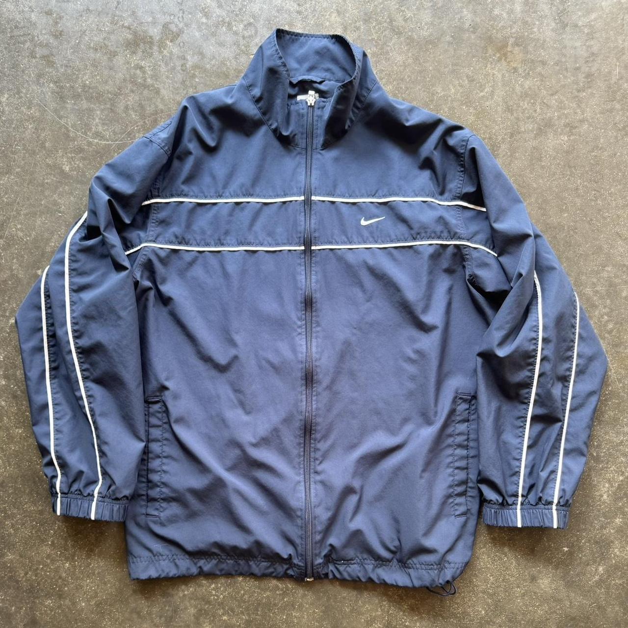 Vintage Nike Track Jacket No flaws Fits L DM for... - Depop