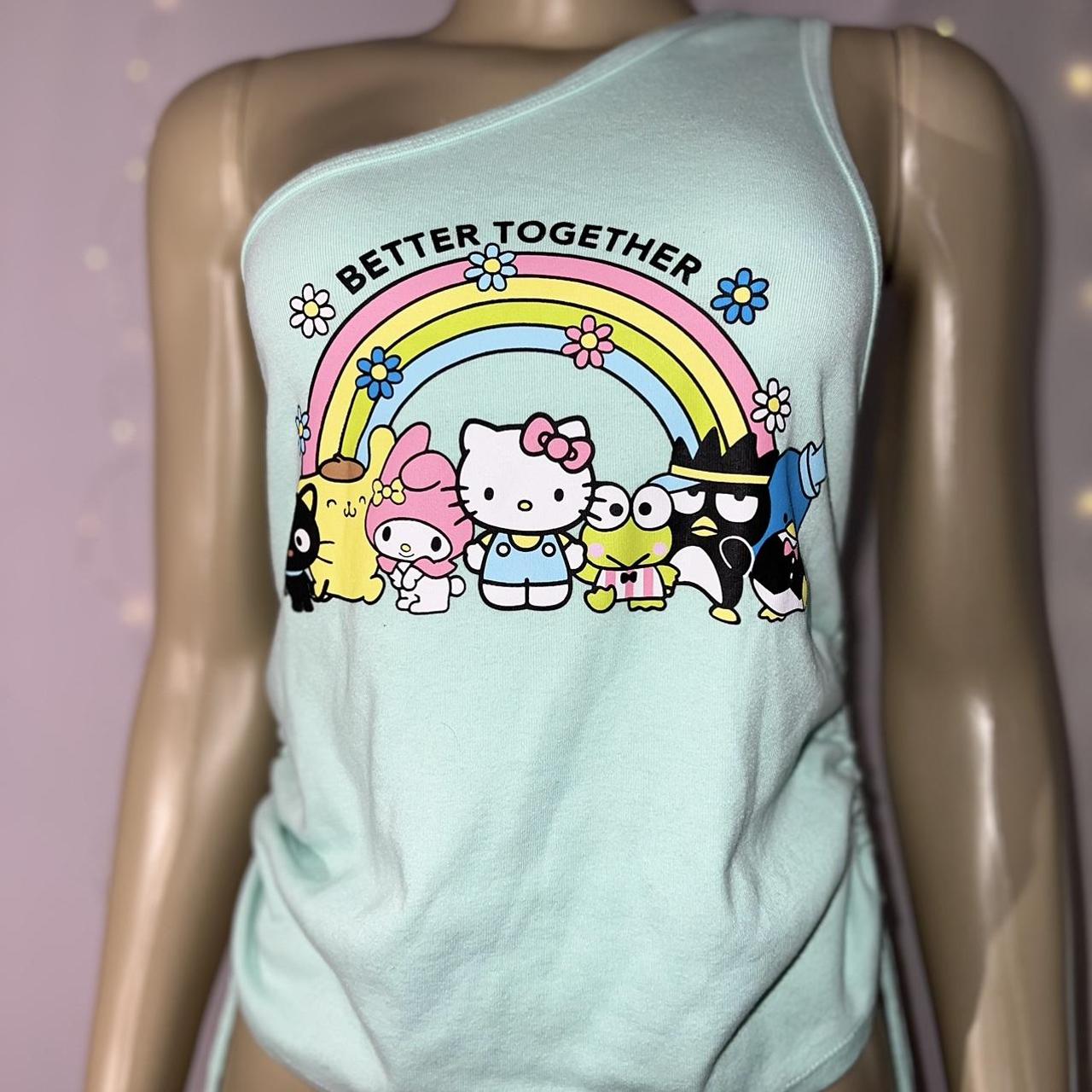 Sanrio Women's Multi Crop-top | Depop