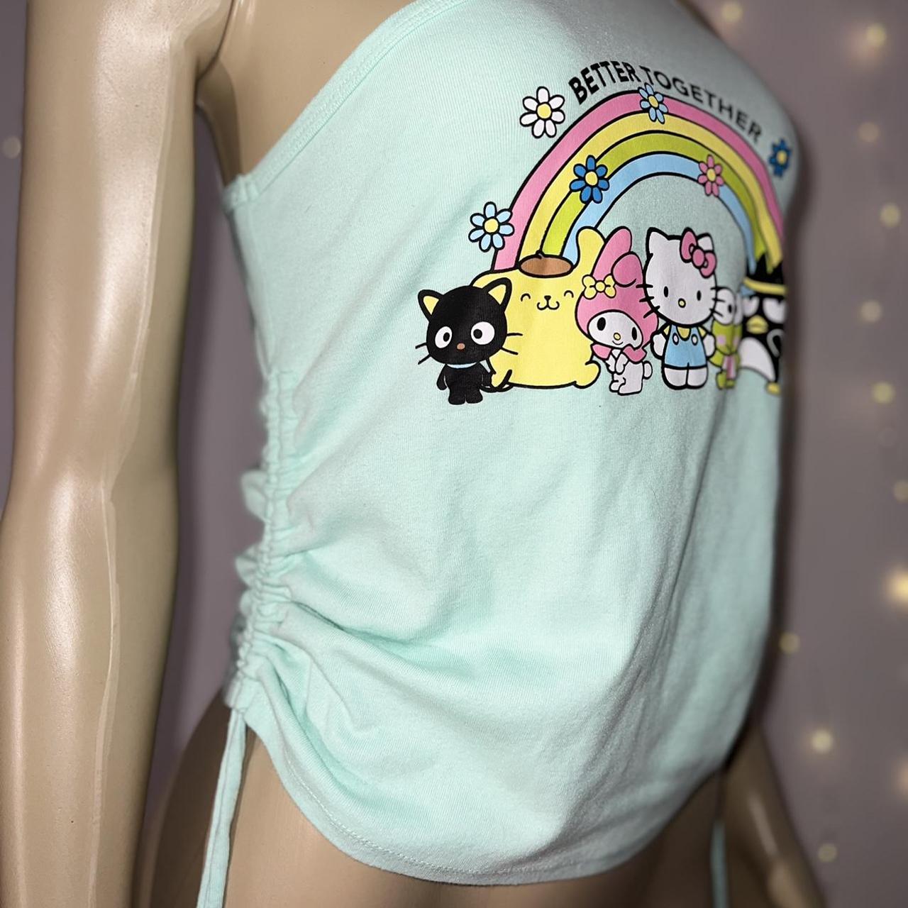 Sanrio Women's Multi Crop-top | Depop