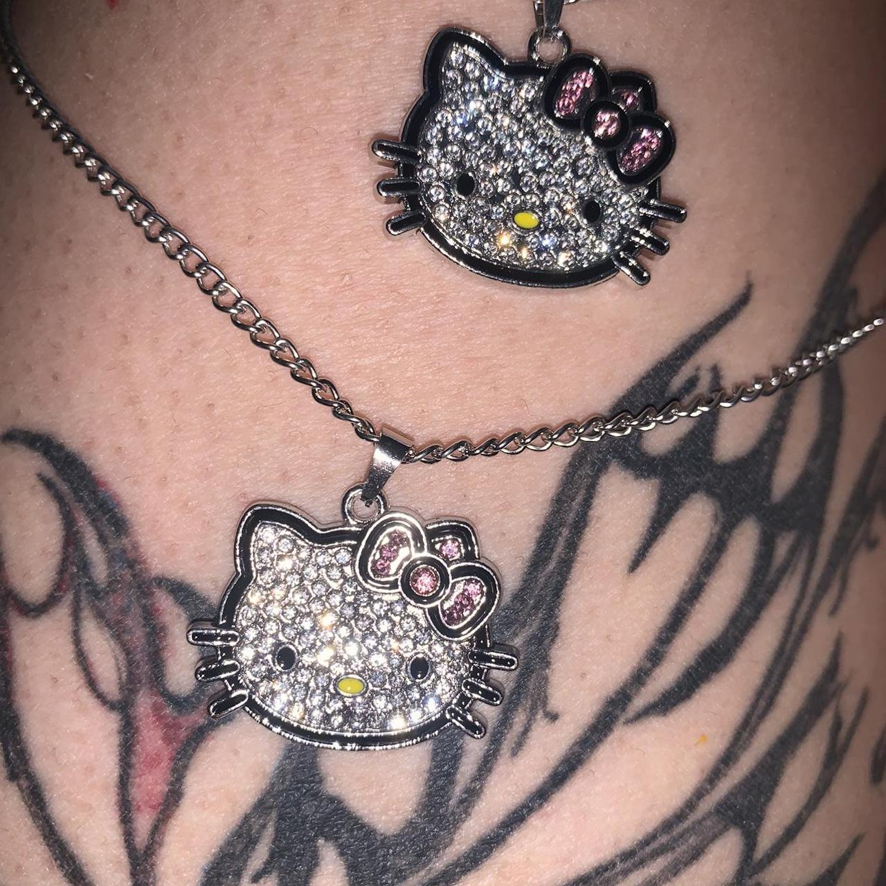 HELLO KITTY CHAIN NECKLACE 🧿 ️ #hellokitty #sanrio... - Depop