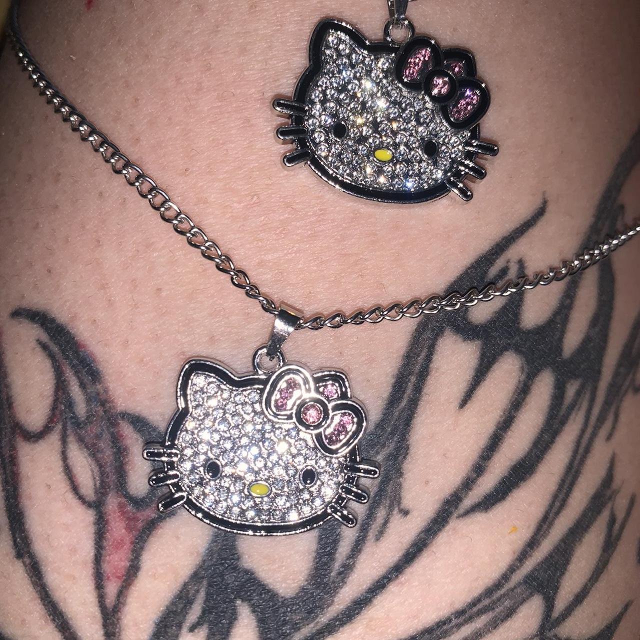 HELLO KITTY CHAIN NECKLACE 🧿 ️ #hellokitty #sanrio... - Depop