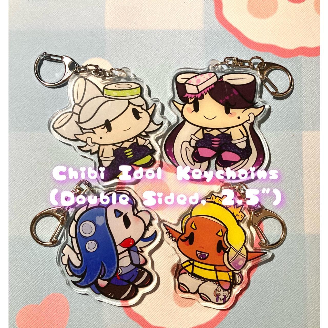 Splatoon Idol Keychains, 2”5in in size and double... - Depop