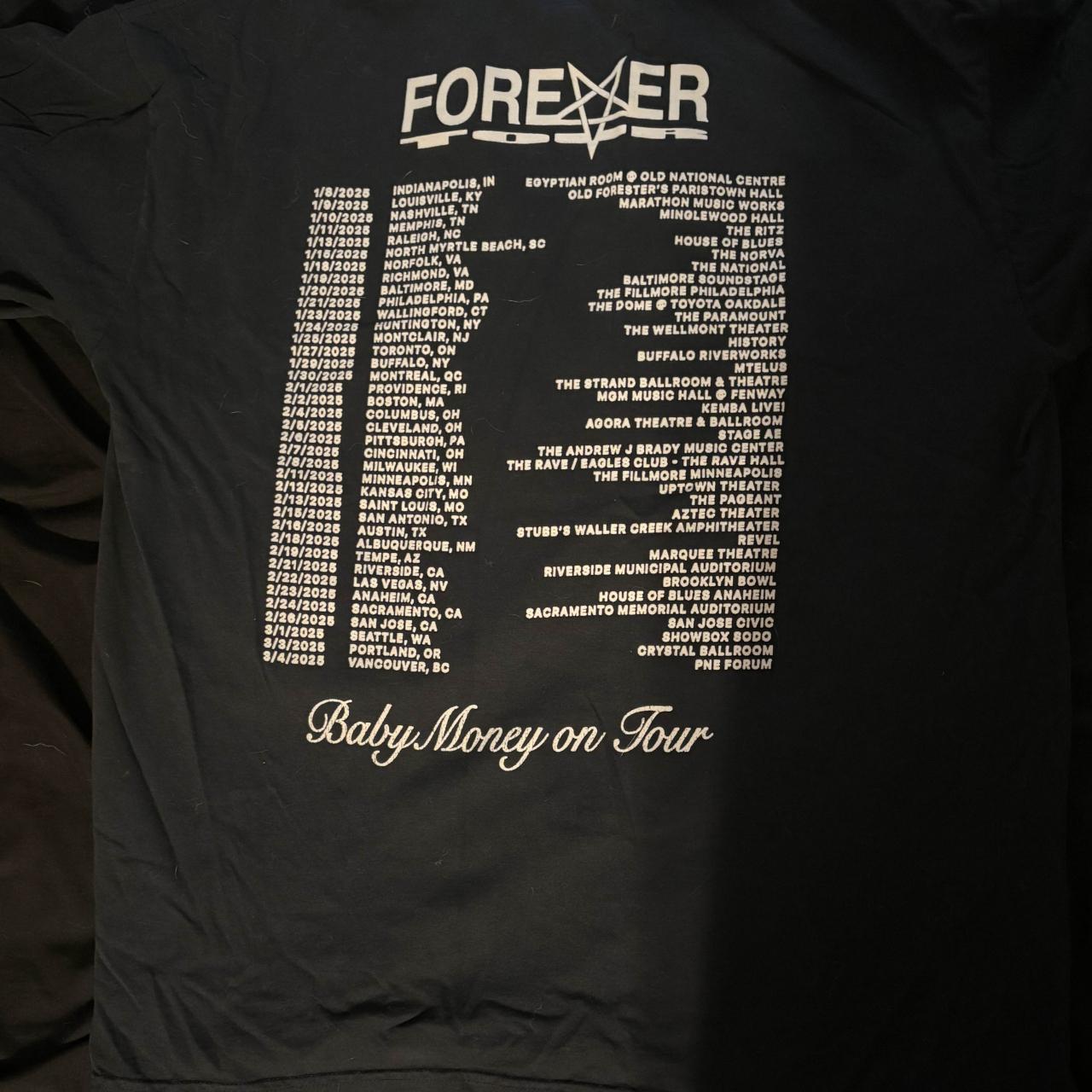 y2k Destroy Lonely Love Lasts Forever Tour Tee new... | Depop