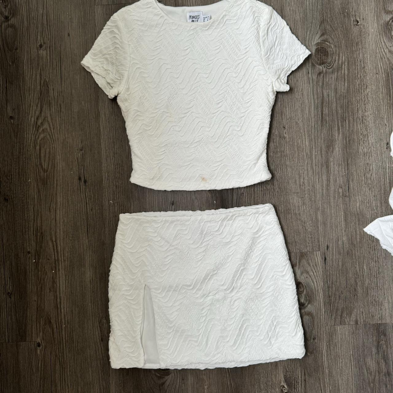 Princess Polly White matching set. So comfortable... - Depop