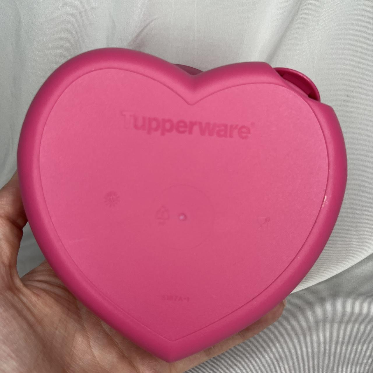 💗 Heart Shaped Tupperware 💗 price is for 2... - Depop
