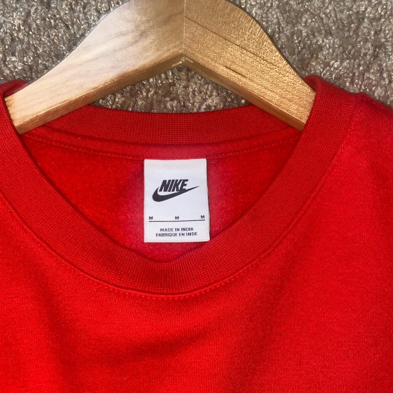 Nike Men's Red Jumper | Depop