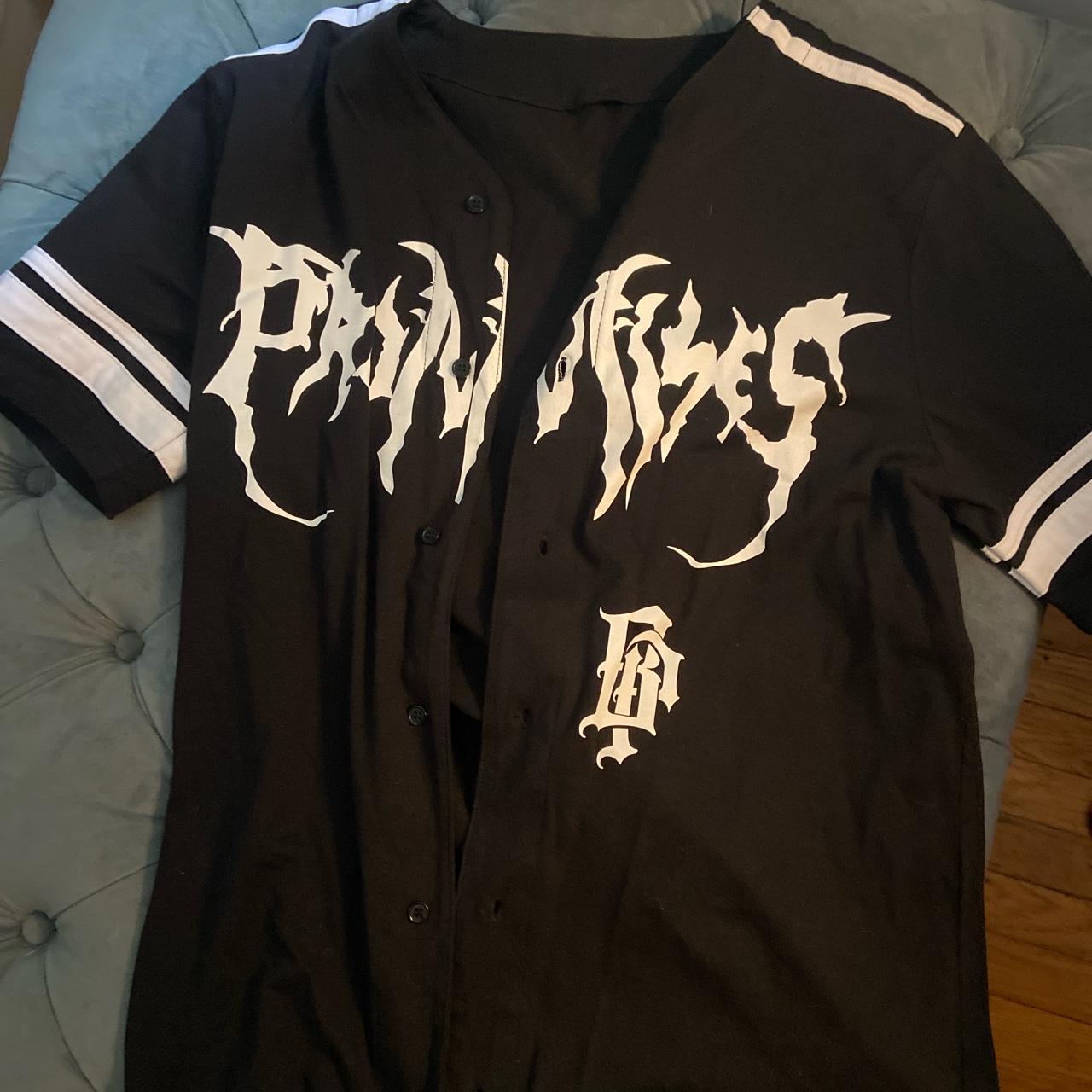 Promises BP Tshirt/Button up This shirt has an... - Depop