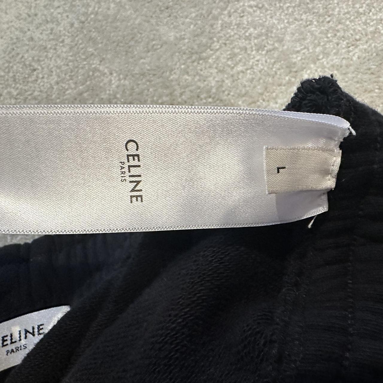 Celine track pants black/white Fully authenticated... - Depop