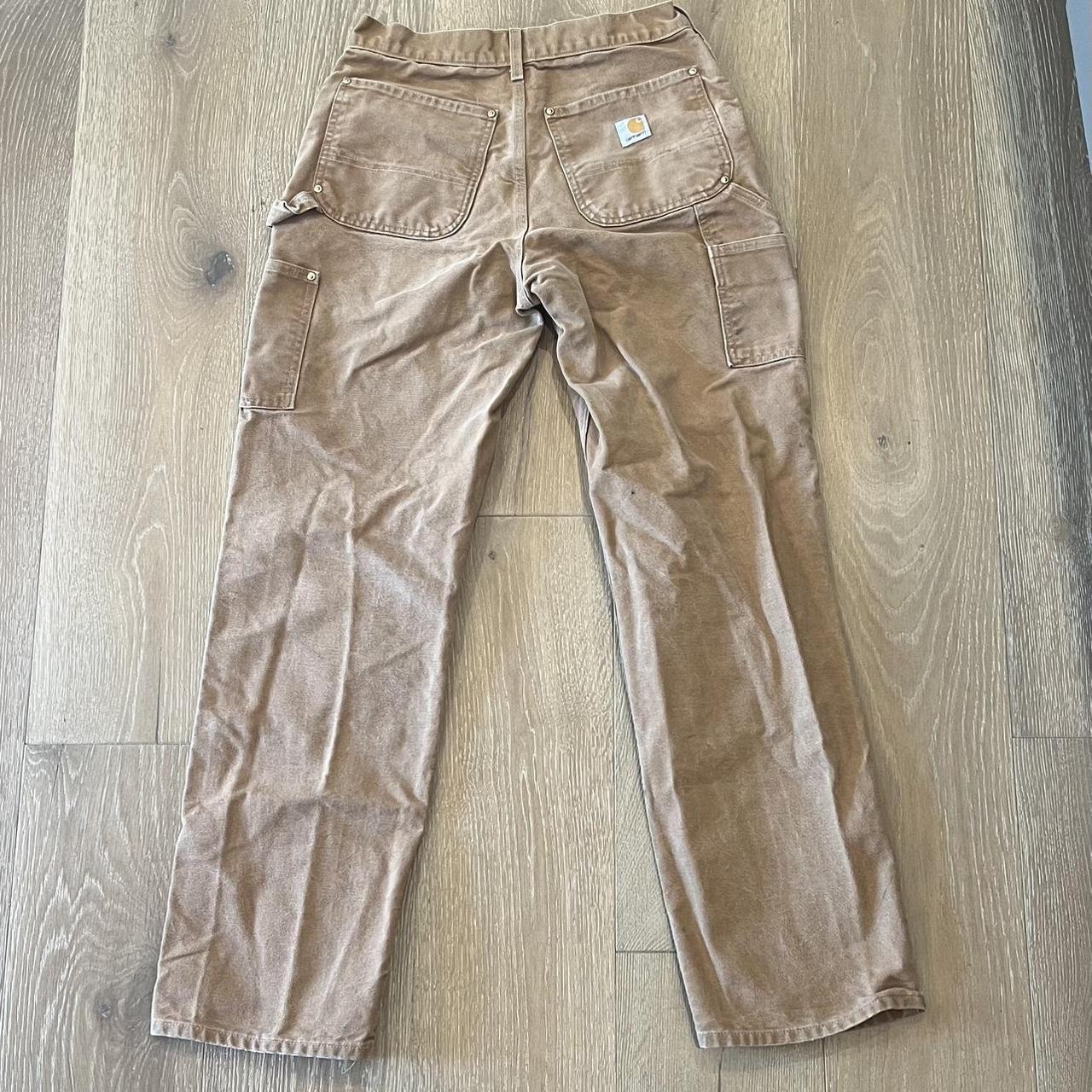 Vintage Carhartt double knees size 31x34 MADE IN... - Depop