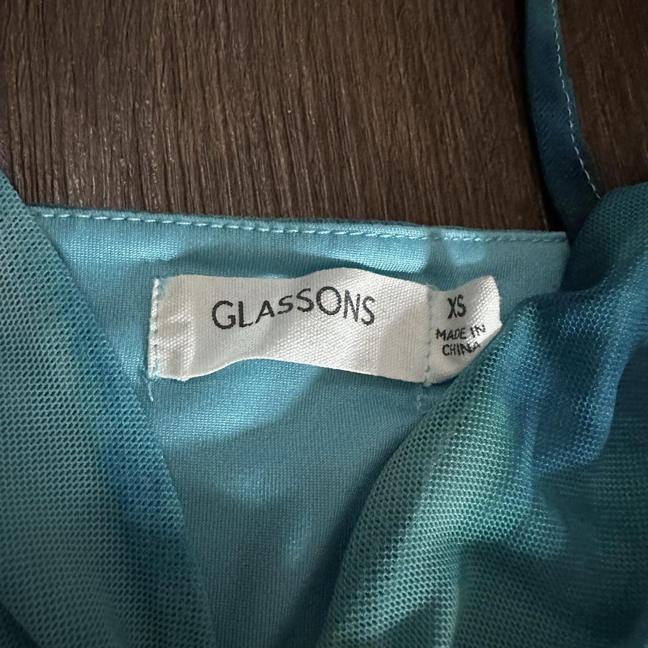 Glassons blue flowy shirt Size xs Worn once or... - Depop