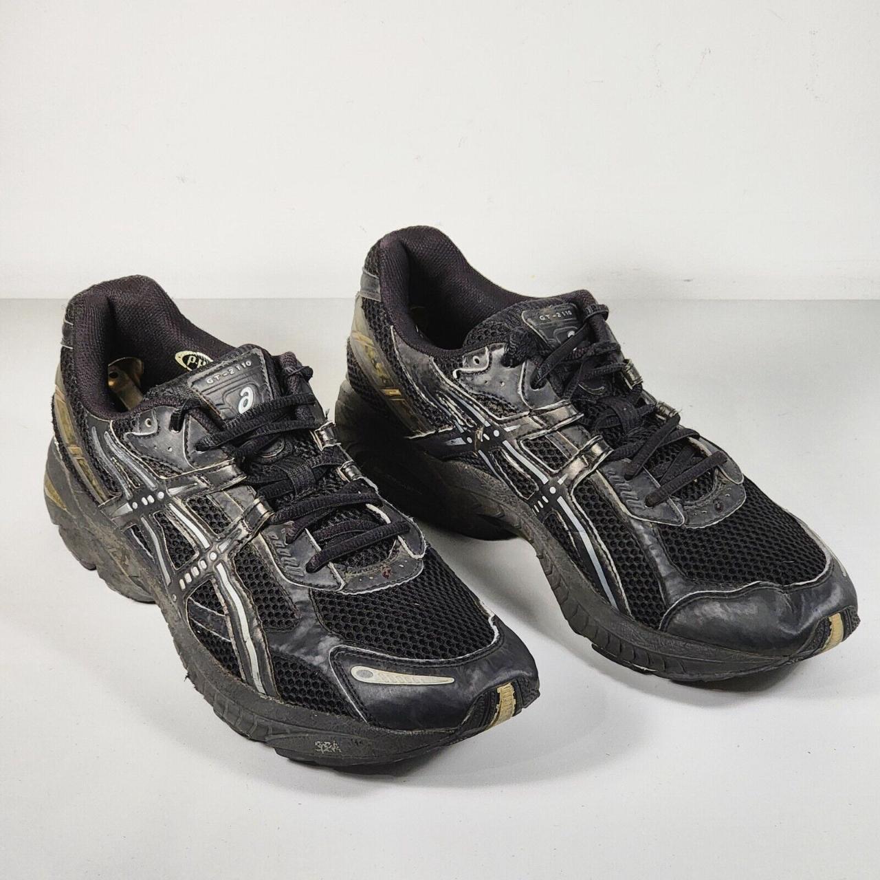Asics Gel Gt 2110 Duomax Igs Run System Mens Black Depop