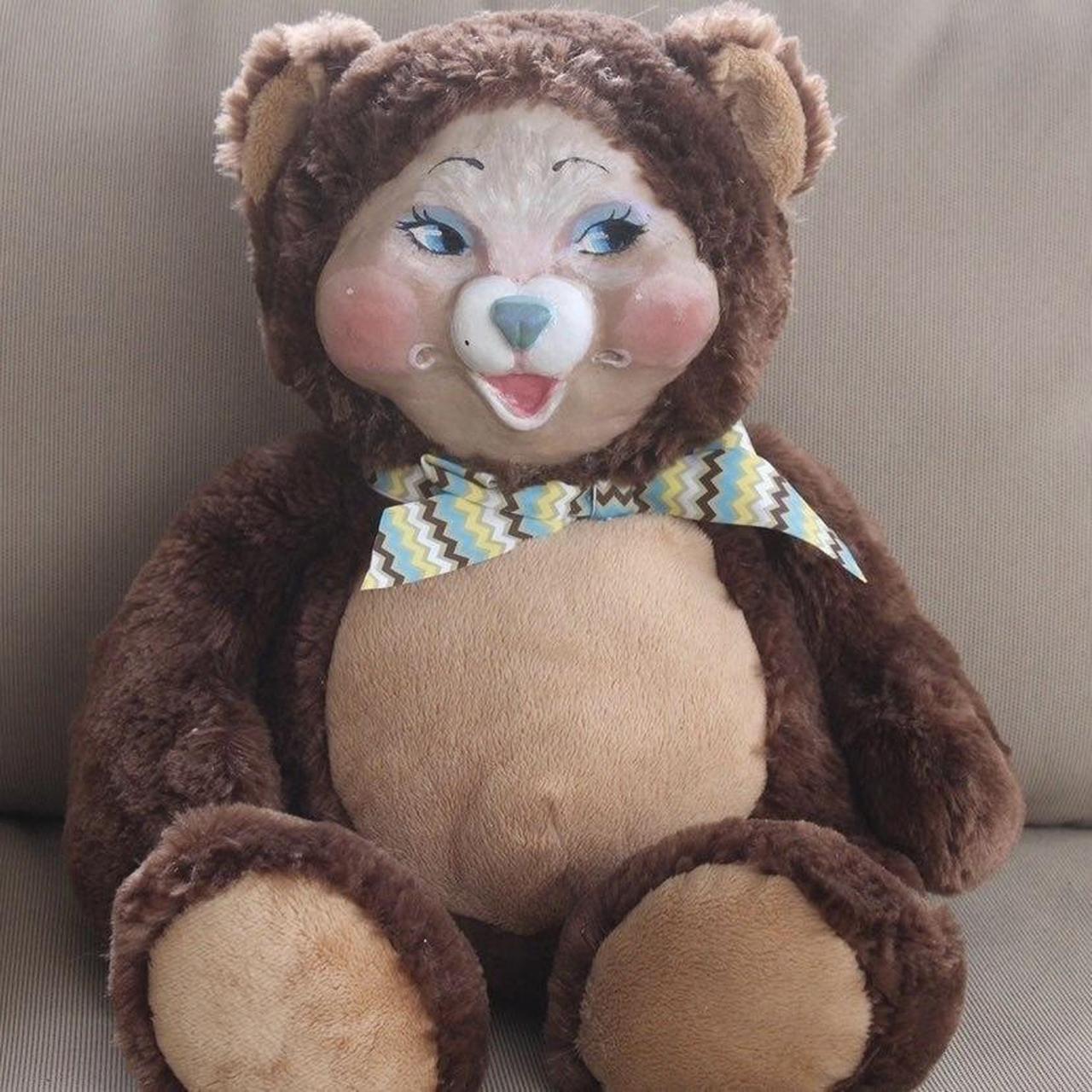 Handmade rushton doll teddy bear rushtondoll. Depop