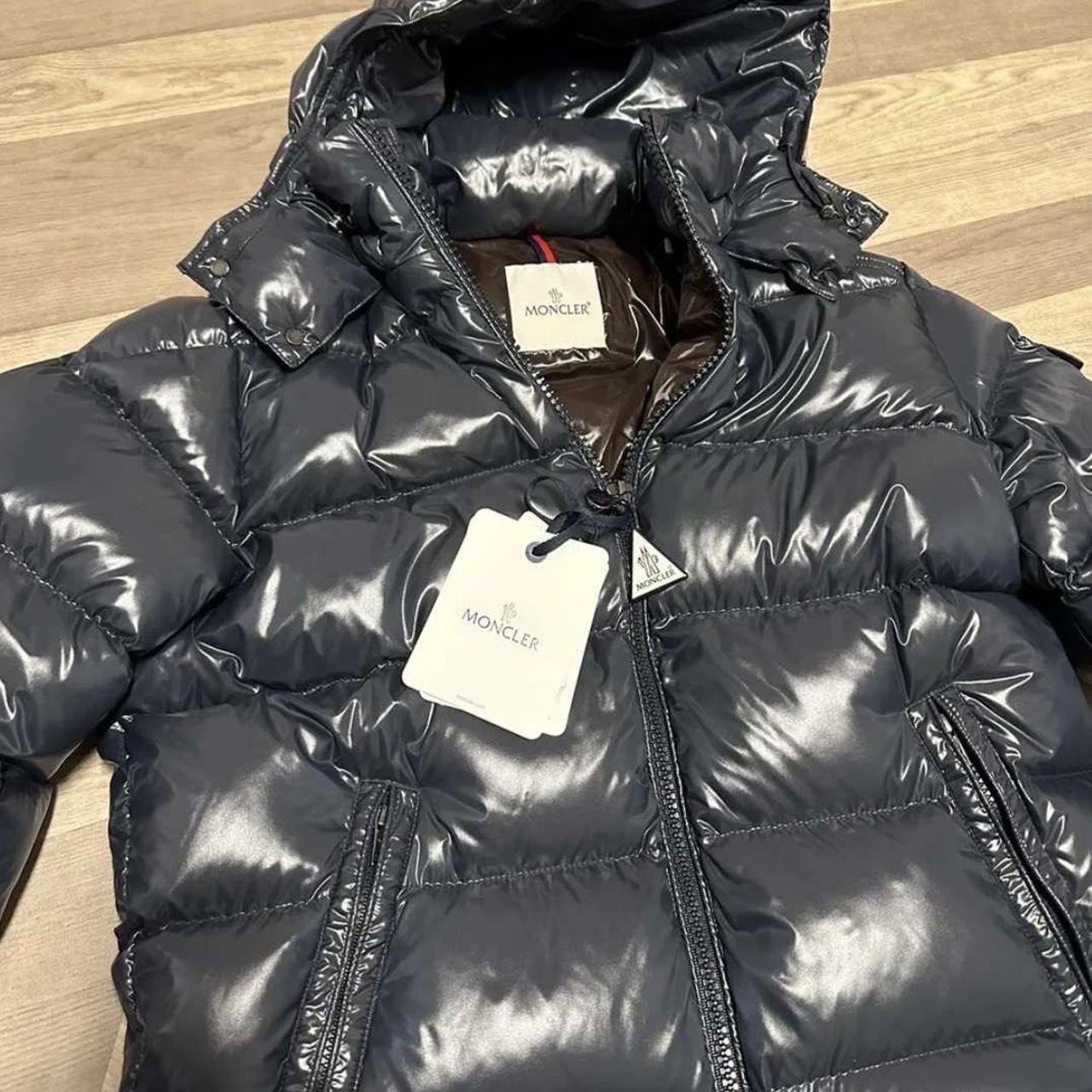 Moncler maya puffer jacket size M /dm before buying - Depop