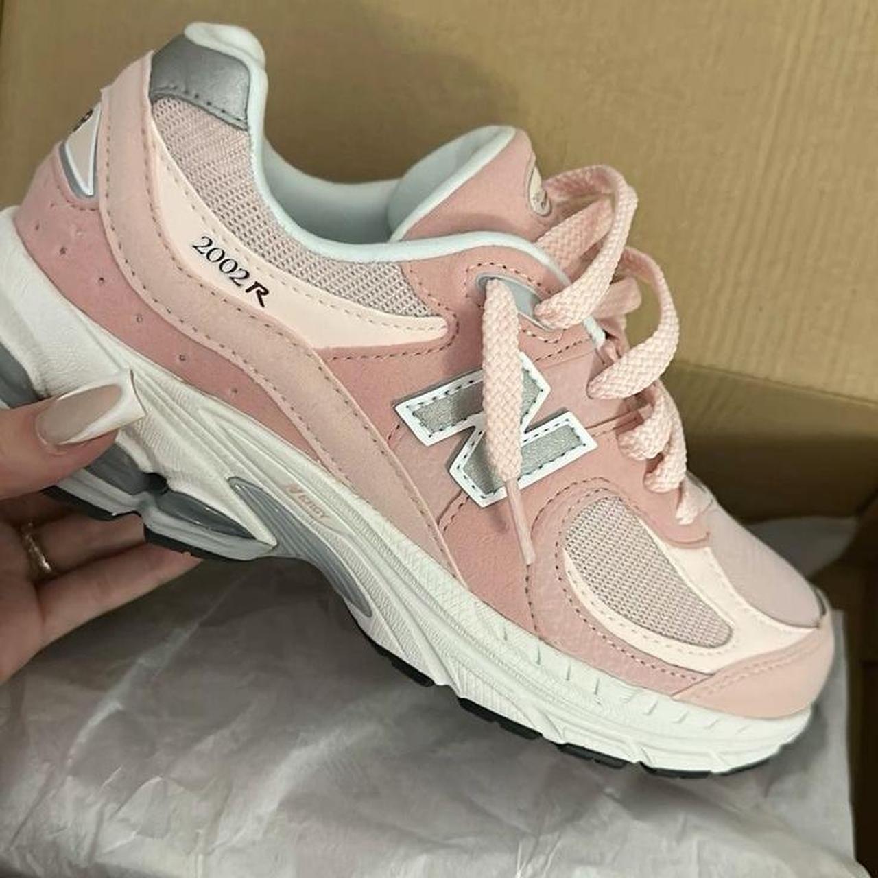 New Balance 2002R Pink Sand Gradeschool Size... - Depop