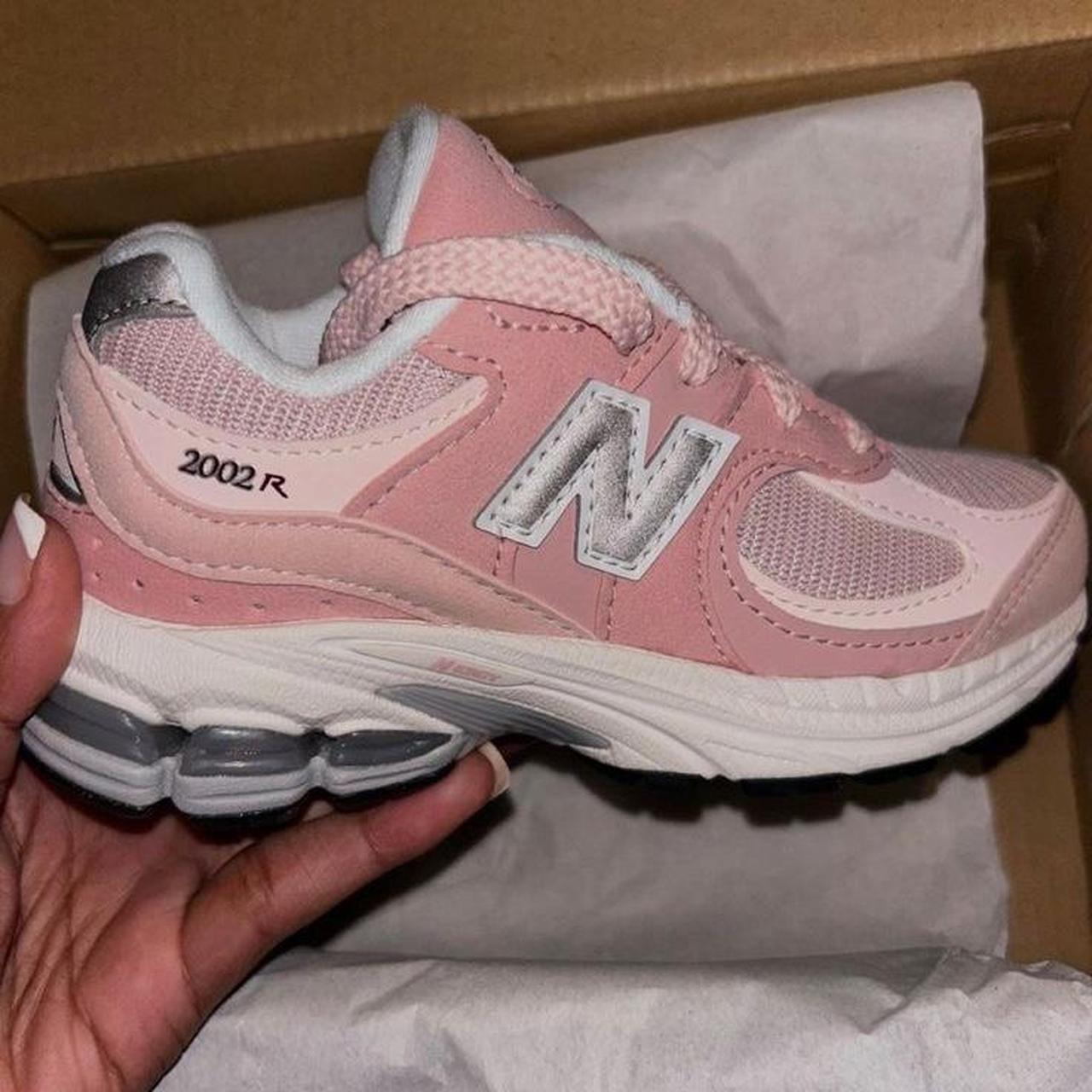 New Balance 2002R Pink Sand Gradeschool Size... - Depop