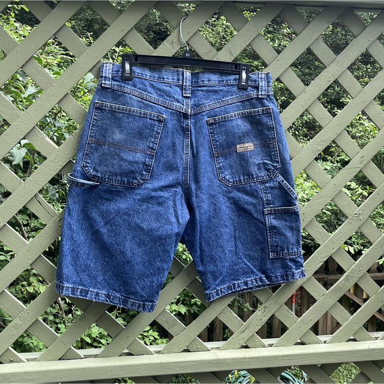 10.5” inseam , 10” leg opening, fits true to size ... - Depop