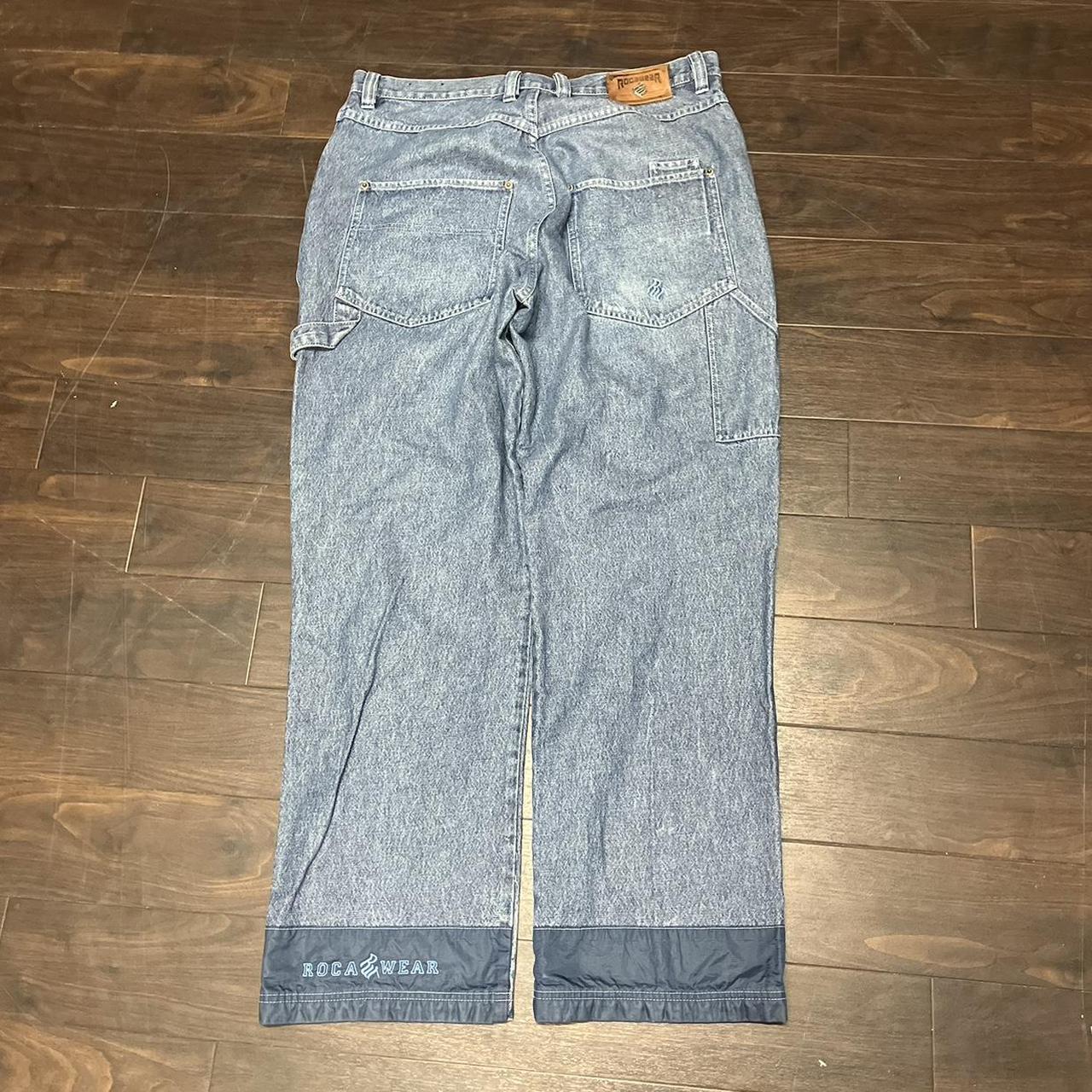 fits 38x32 with a 10” leg opening, super dope design... - Depop