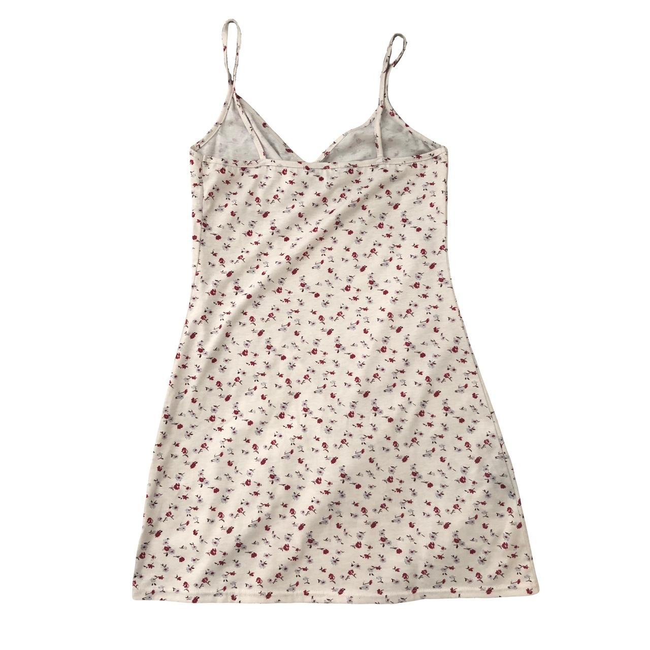 Romwe Women's White Dress | Depop