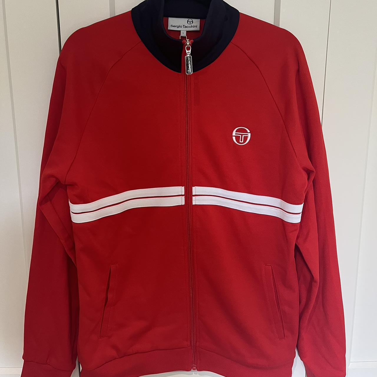 Sergio Tacchini Tracksuit top Size - large Colour -... - Depop
