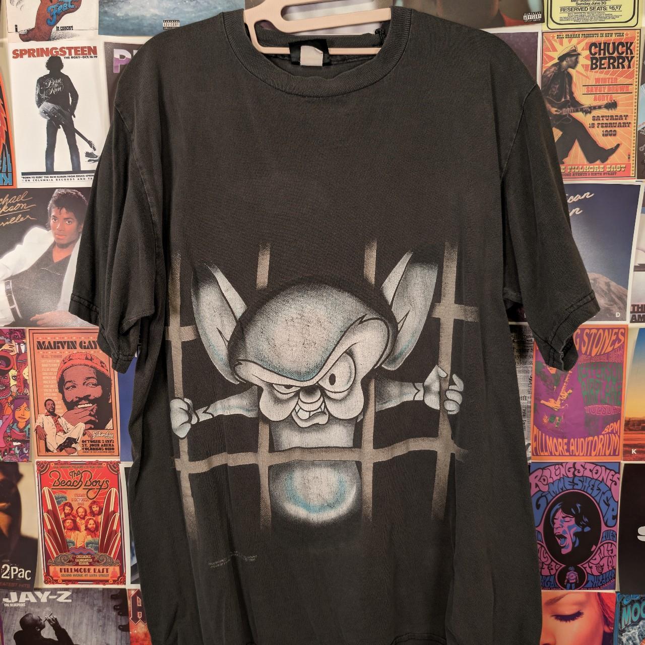 1996 Warner Brother Pinky & the Brain (Size L) A... - Depop