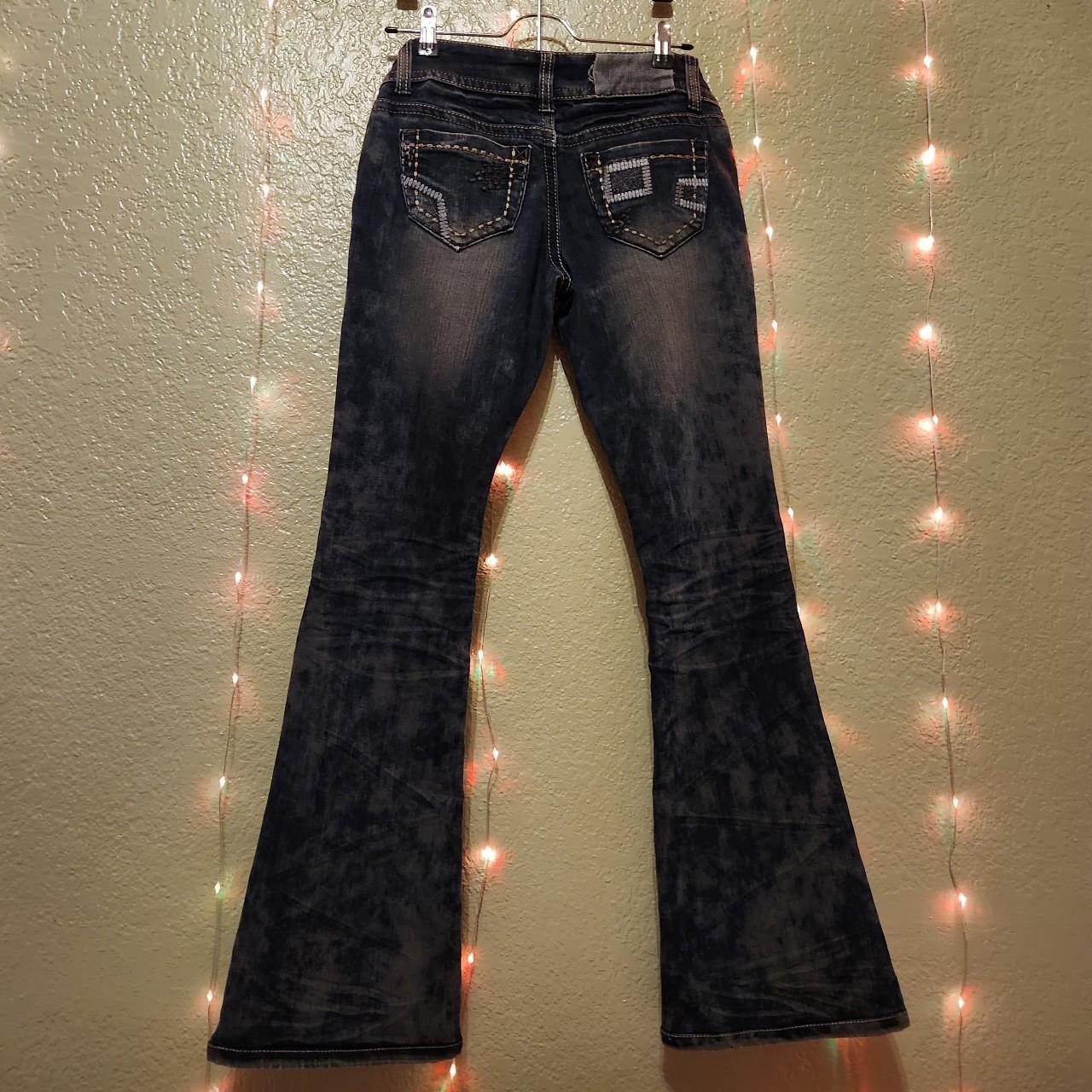 Woman's Vanilla Star Jeans with embroidery Jeans... - Depop