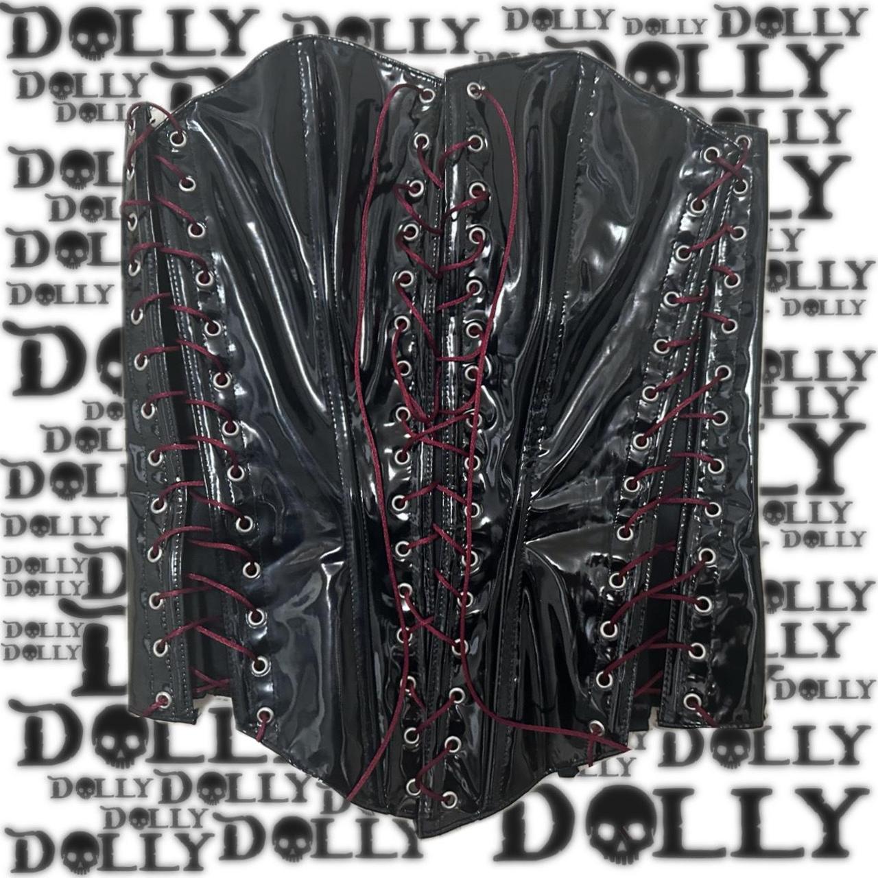 🍭 Burleska lace up PVC corset 🍭 !!! On HOLD until... - Depop
