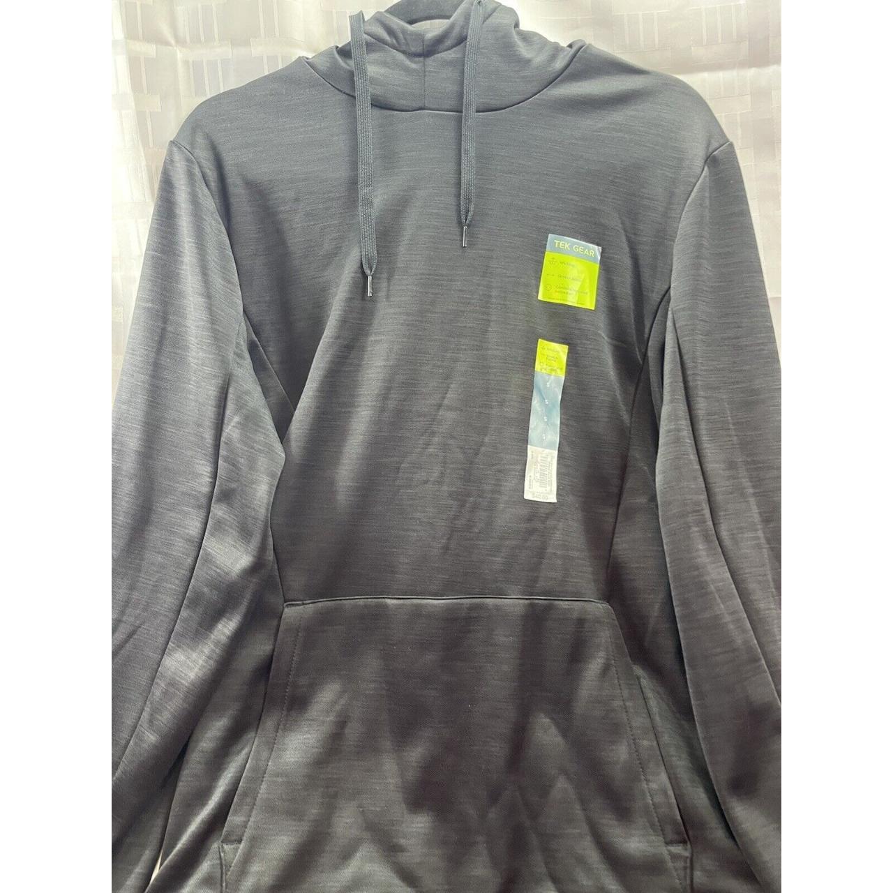 tek gear mens long sleeve hoodie size s color black.... - Depop