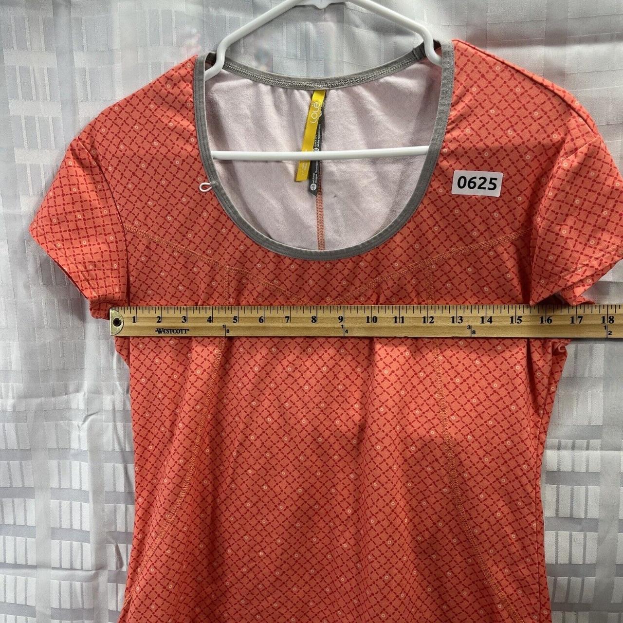 Lole Women Shirt Color Orange Size L Stretch Short... - Depop