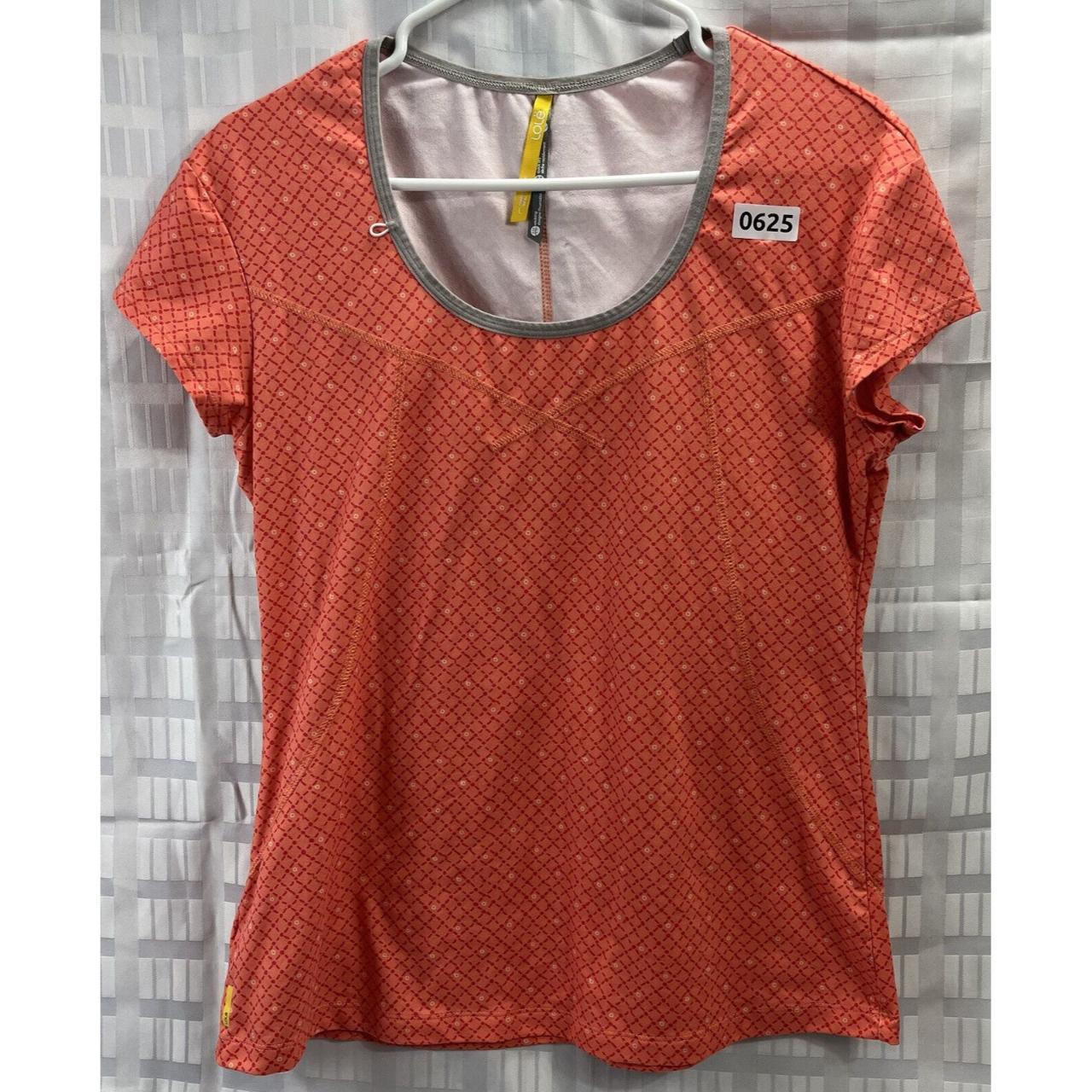 Lole Women Shirt Color Orange Size L Stretch Short... - Depop